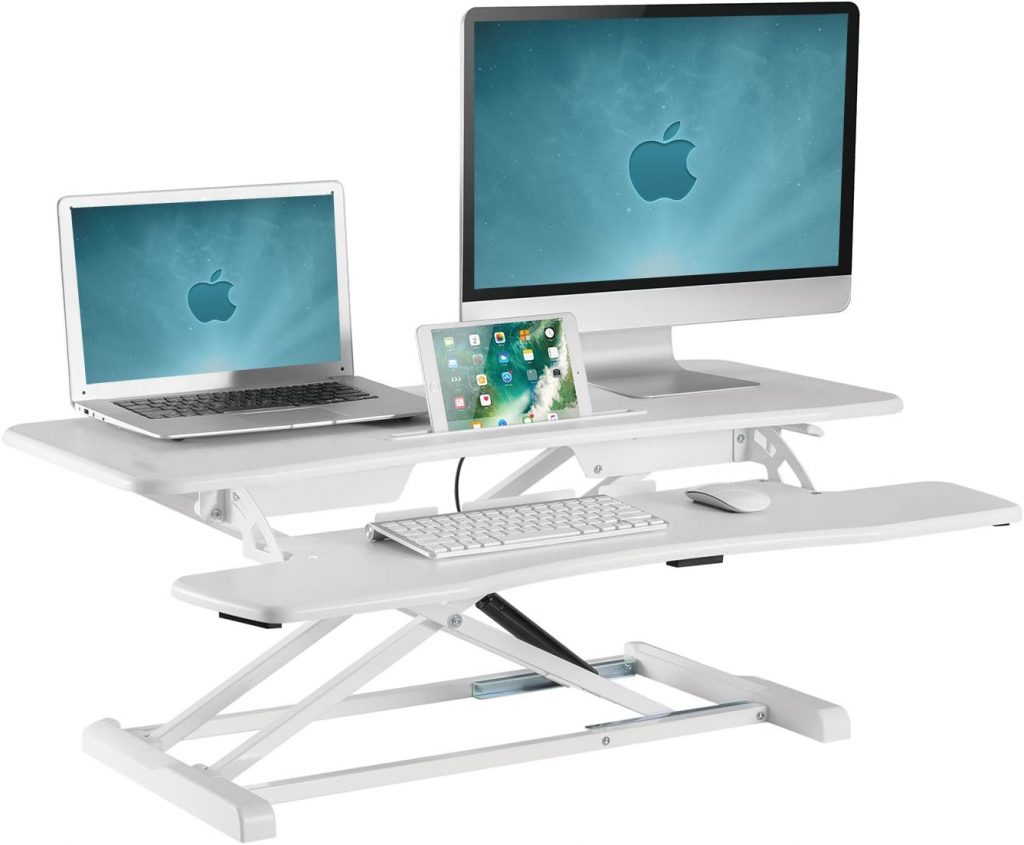 Aura Gas-Spring Sit-Stand Workstation