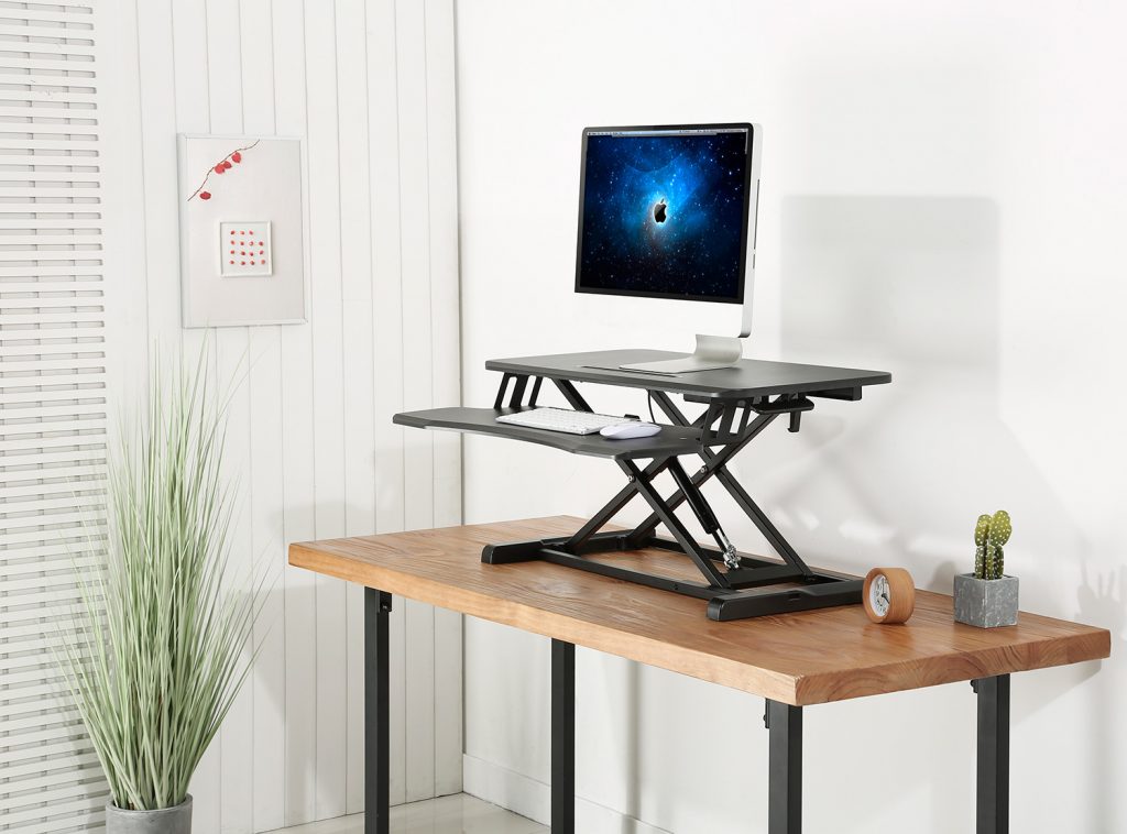Aura Gas-Spring Sit-Stand Workstation