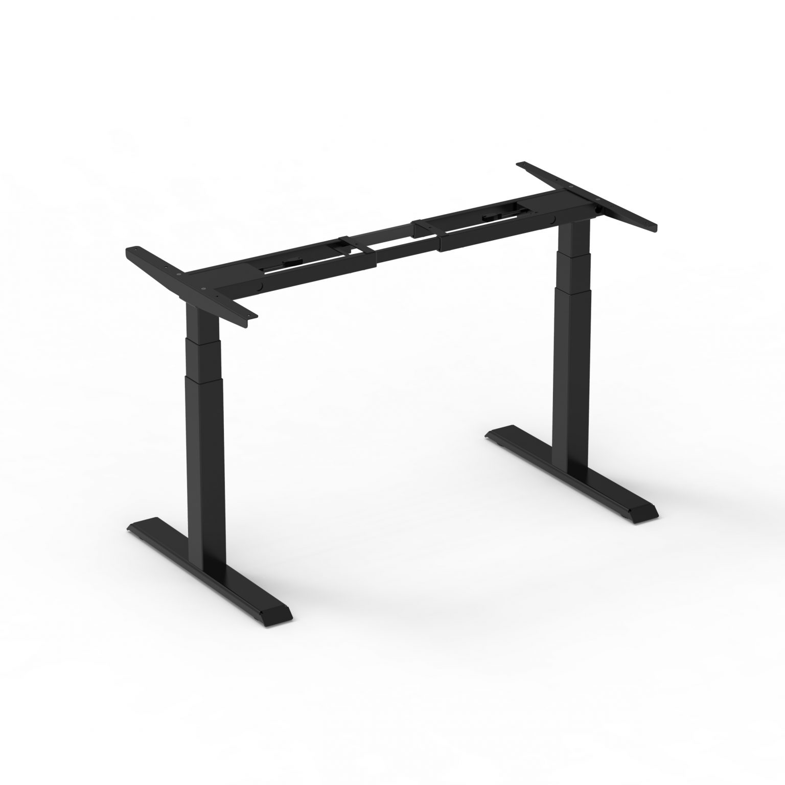 Alice Dual-motor sit-stand desk frame (in Black, Silver, White) - Emantis: Elevated Ergonomics